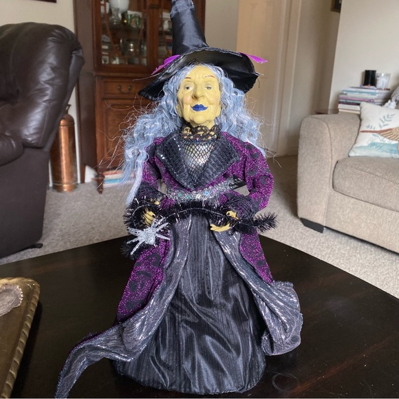 Maker’s Halloween Decor | Holiday | Halloween Witch Tree Topper Nwt 28 ...